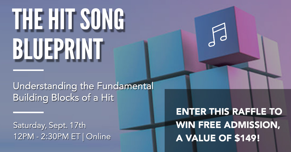 The Hit Song Blueprint Masterclass Raffle - Hit Songs Deconstructed