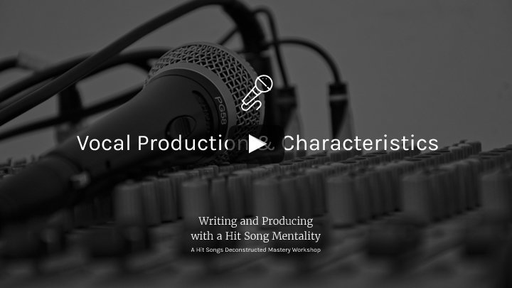 Writing and Producing with a Hit Song Mentality